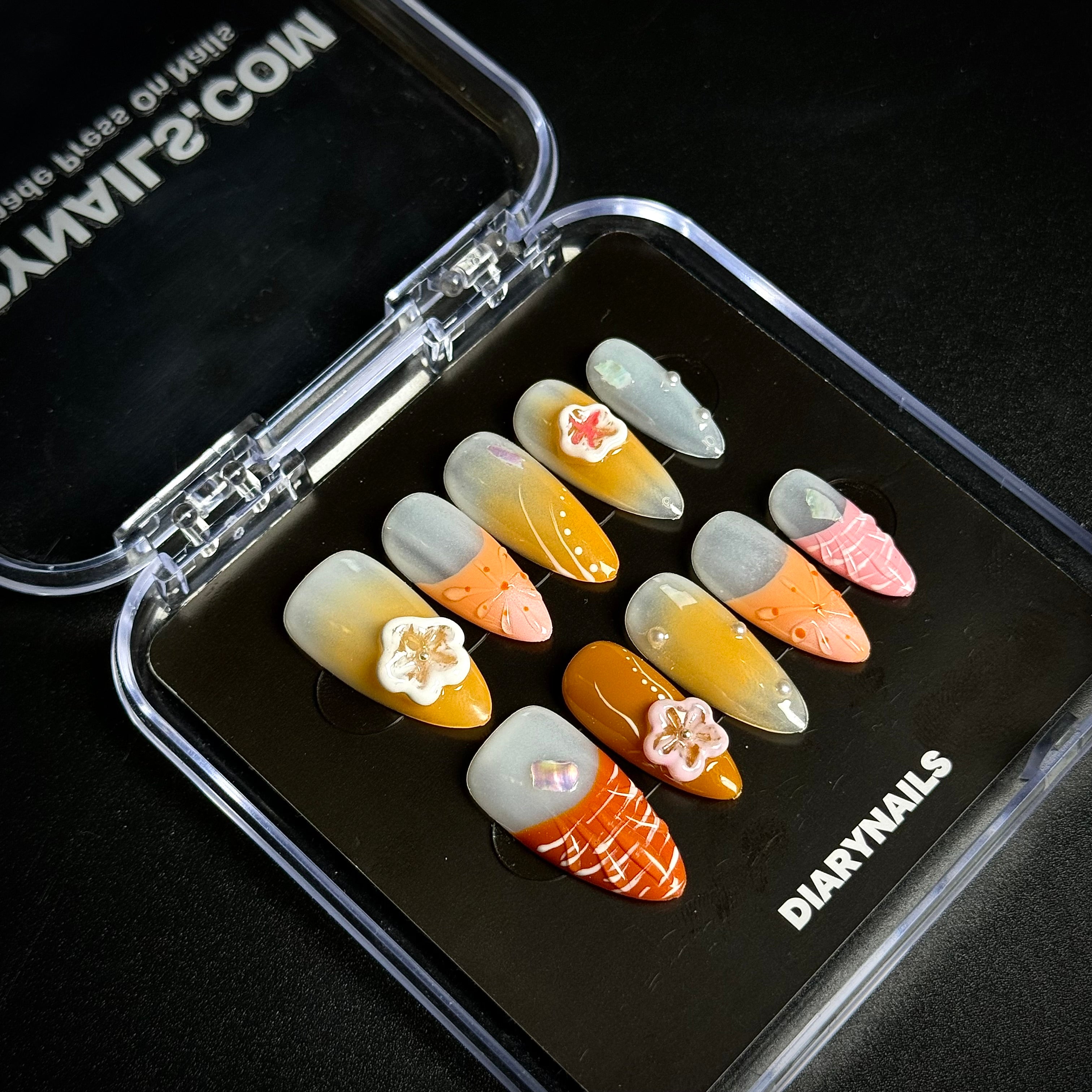 Orange Soda – Diary Nails