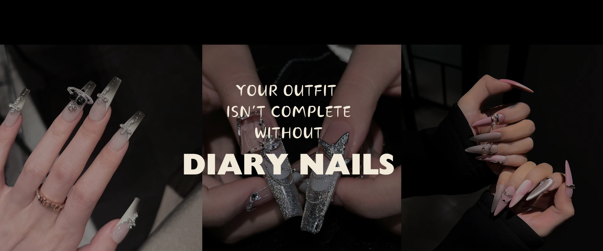 Diary Nails: Press on Nails