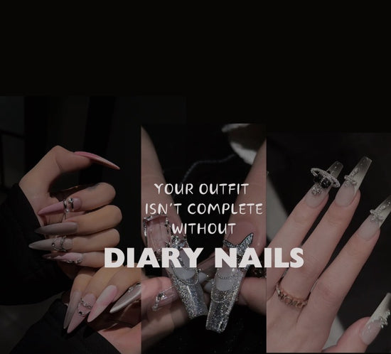 Diary Nails: Press on Nails